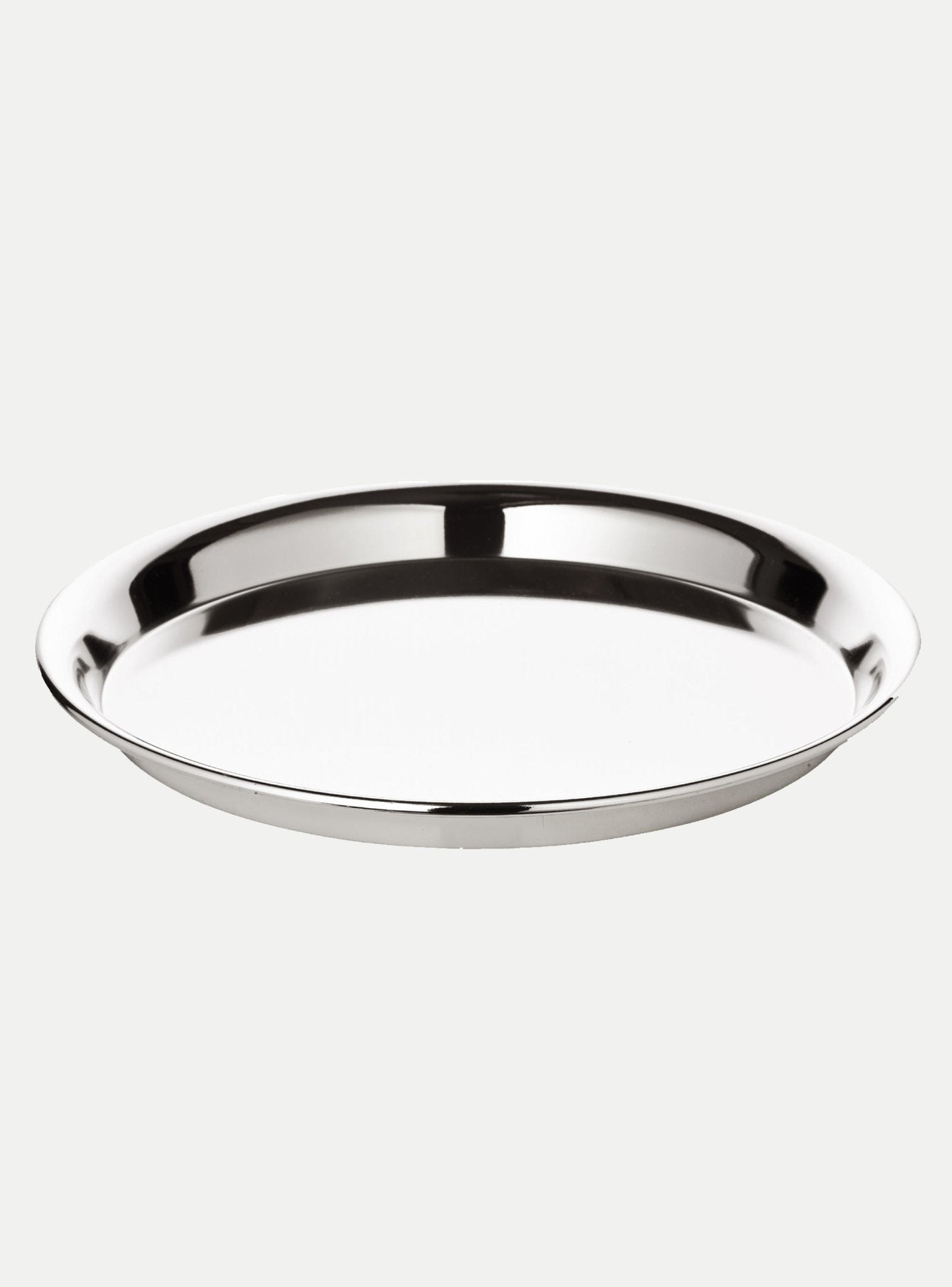 Marlene serving tray, round, silver-plated and highly polished